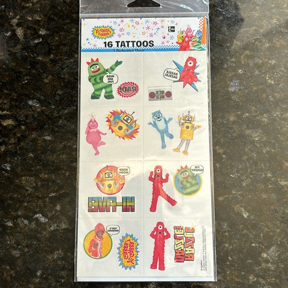 Party Supplies | Yo Gabba Gabba Temporary Tattoos | Poshmark